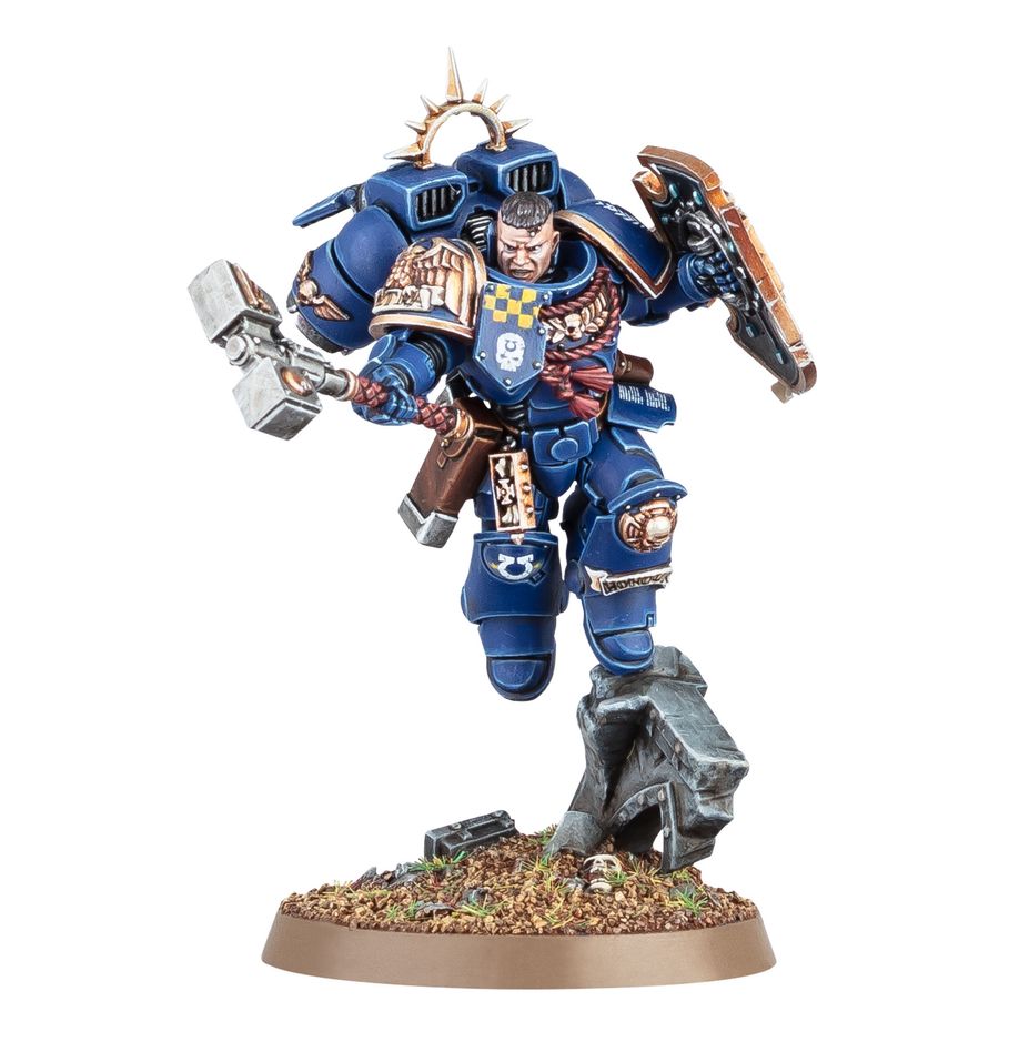 Space Marine Captain w/Jump Pack & Relic Shield – 105th Armoury