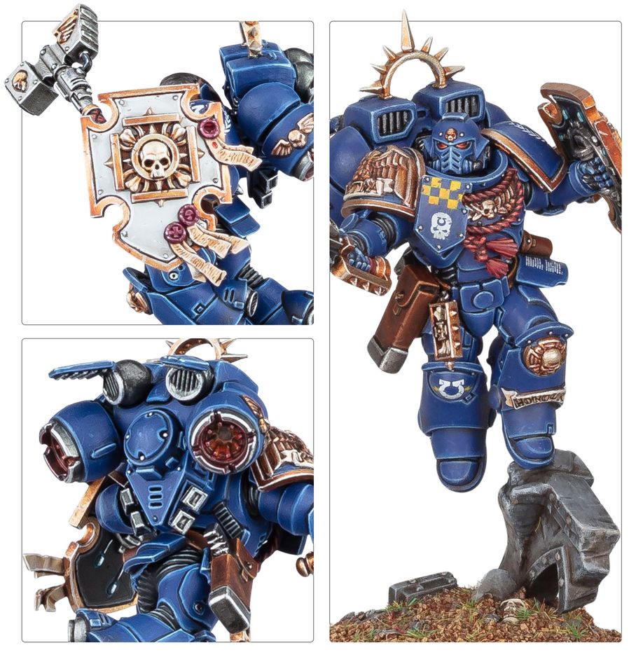 Space Marine Captain w/Jump Pack & Relic Shield – 105th Armoury
